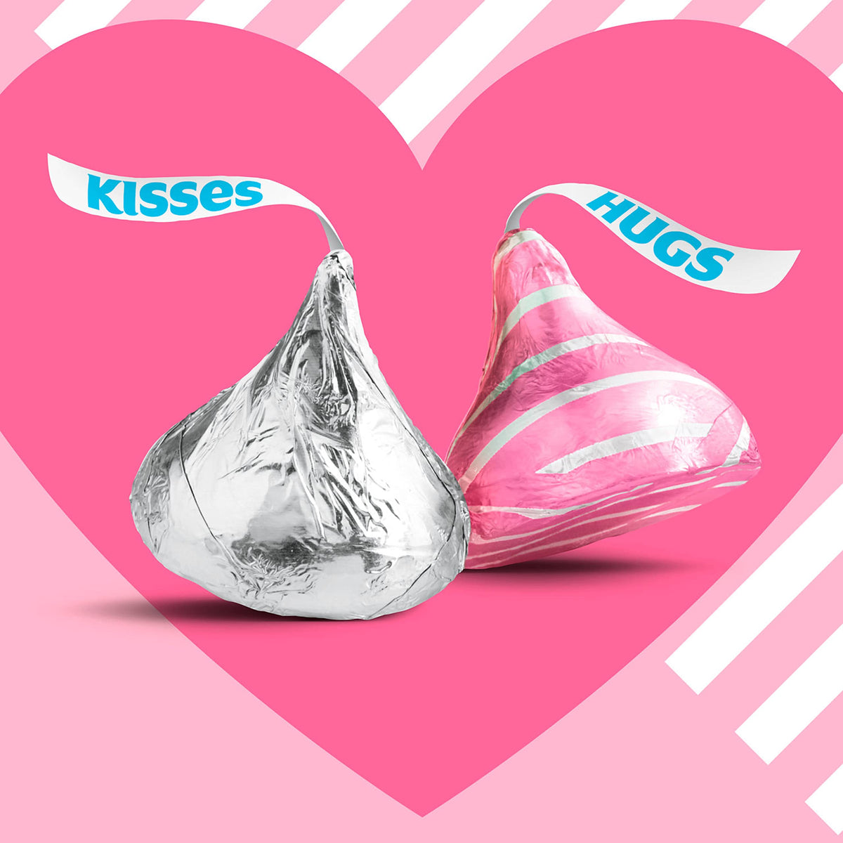 Hershey’s - Hugs & Kisses Heart | The Happy Popcorn Co - Online