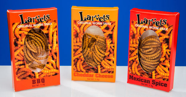 Larvets - Original Worm Snax | The Happy Popcorn Co - Online