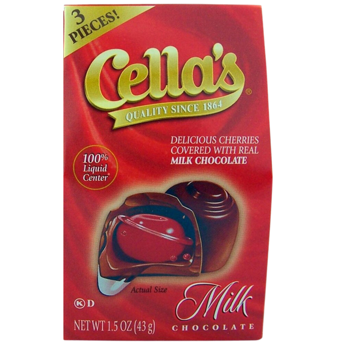 Cella’s - Chocolate Covered Cherries (3 Piece) | The Happy Popcorn Co ...