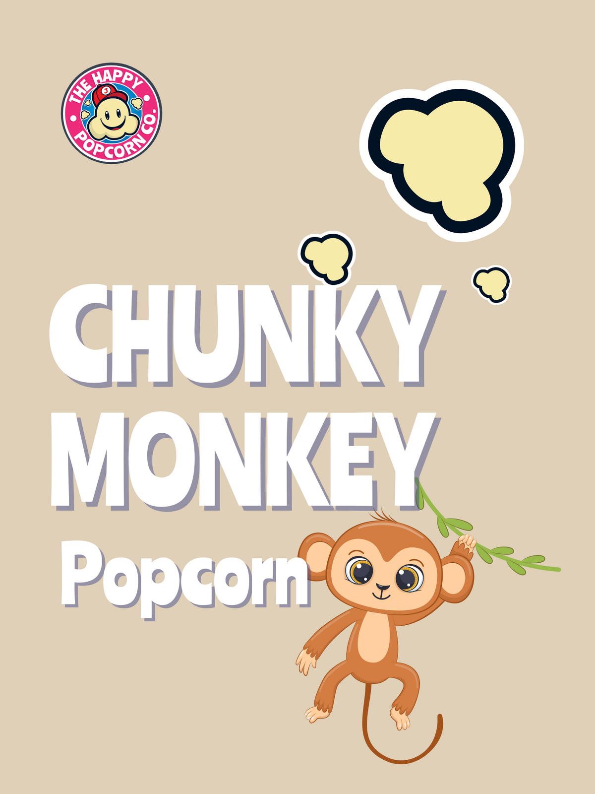 Chunky Monkey Popcorn | The Happy Popcorn Co - Online