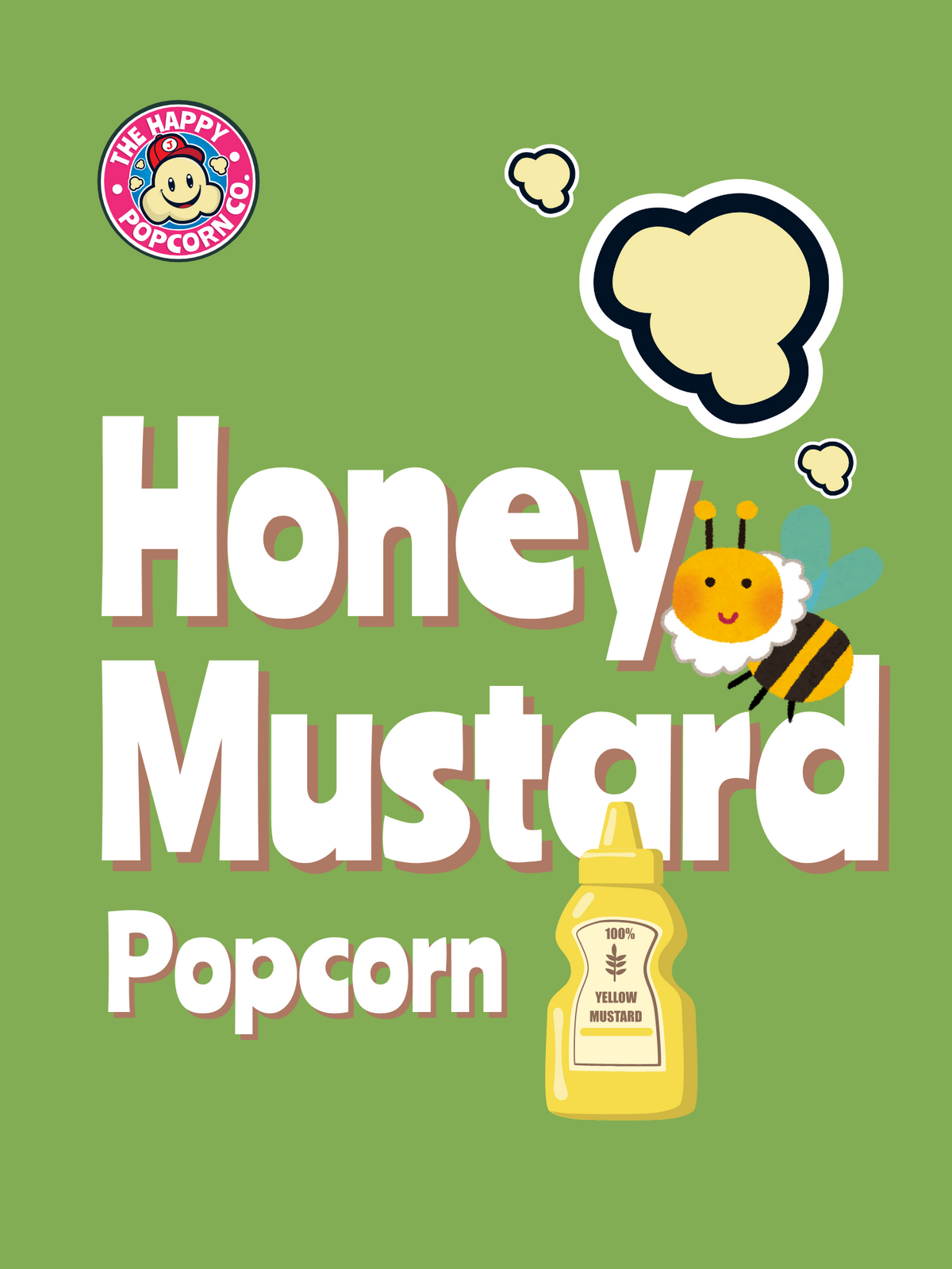 Honey Mustard Popcorn | The Happy Popcorn Co - Online