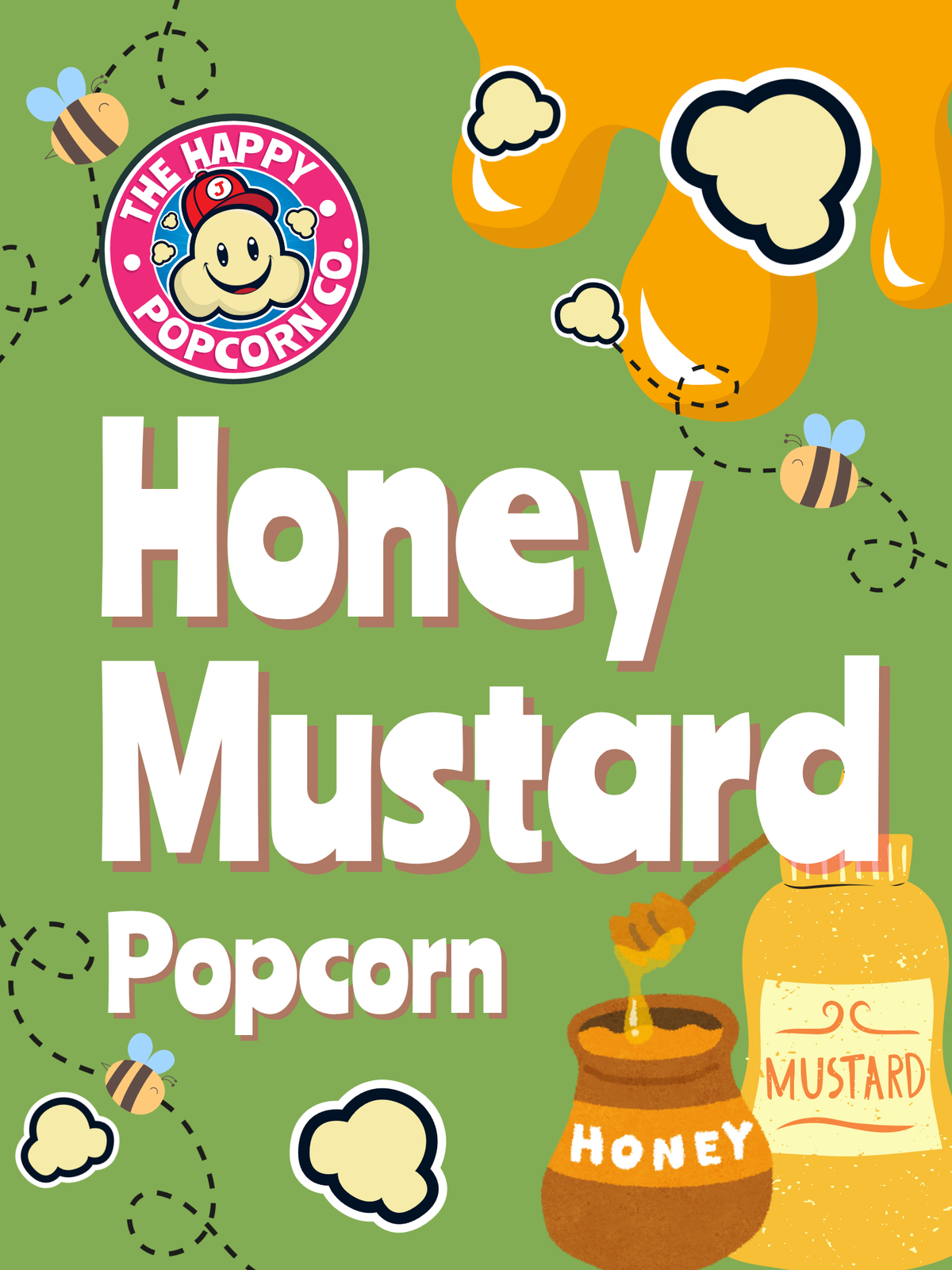 Honey Mustard Popcorn – The Happy Popcorn Co - Online