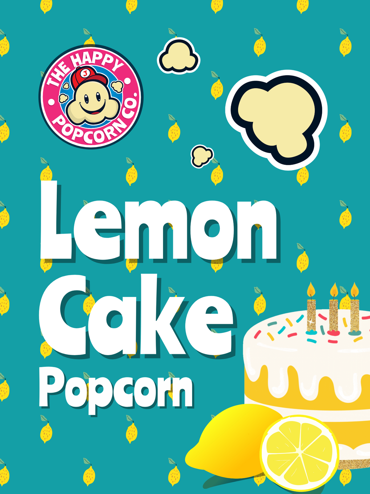 Lemon Cake Popcorn – The Happy Popcorn Co - Online