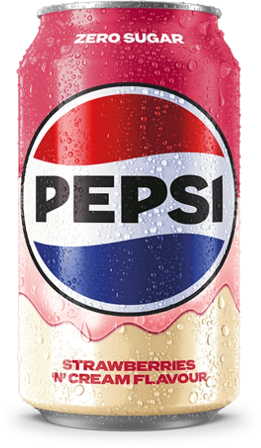 Pepsi Zero Sugar - Strawberries ‘N’ Cream | The Happy Popcorn Co - Online