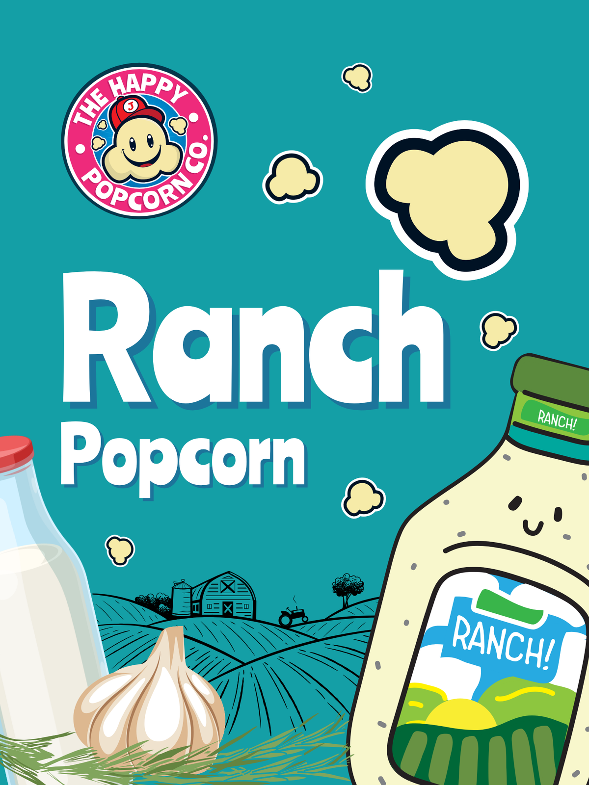 Ranch Popcorn – The Happy Popcorn Co - Online