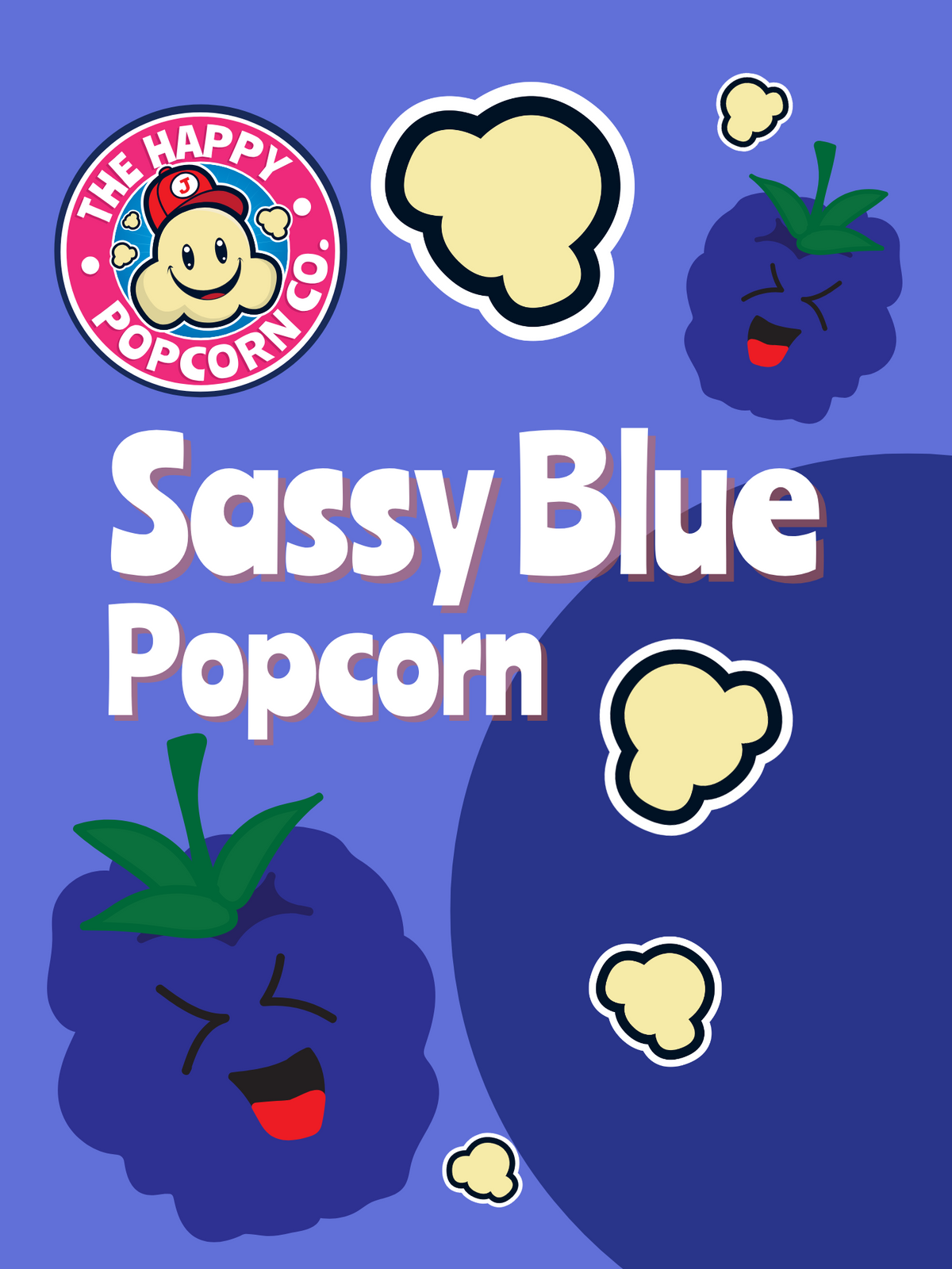 Sassy Blue Popcorn | The Happy Popcorn Co - Online