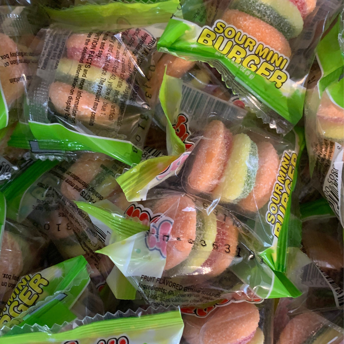 Efrutti - Sour Gummy Mini Burger – The Happy Popcorn Co - Online