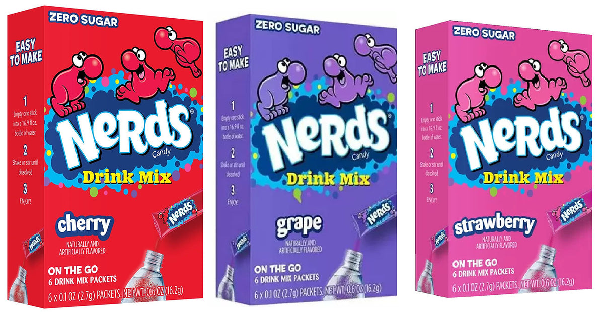 Nerds - Singles to Go - Drink Crystals – The Happy Popcorn Co - Online
