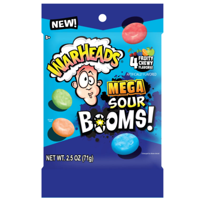 War Heads - Mega Sour Booms – The Happy Popcorn Co - Online