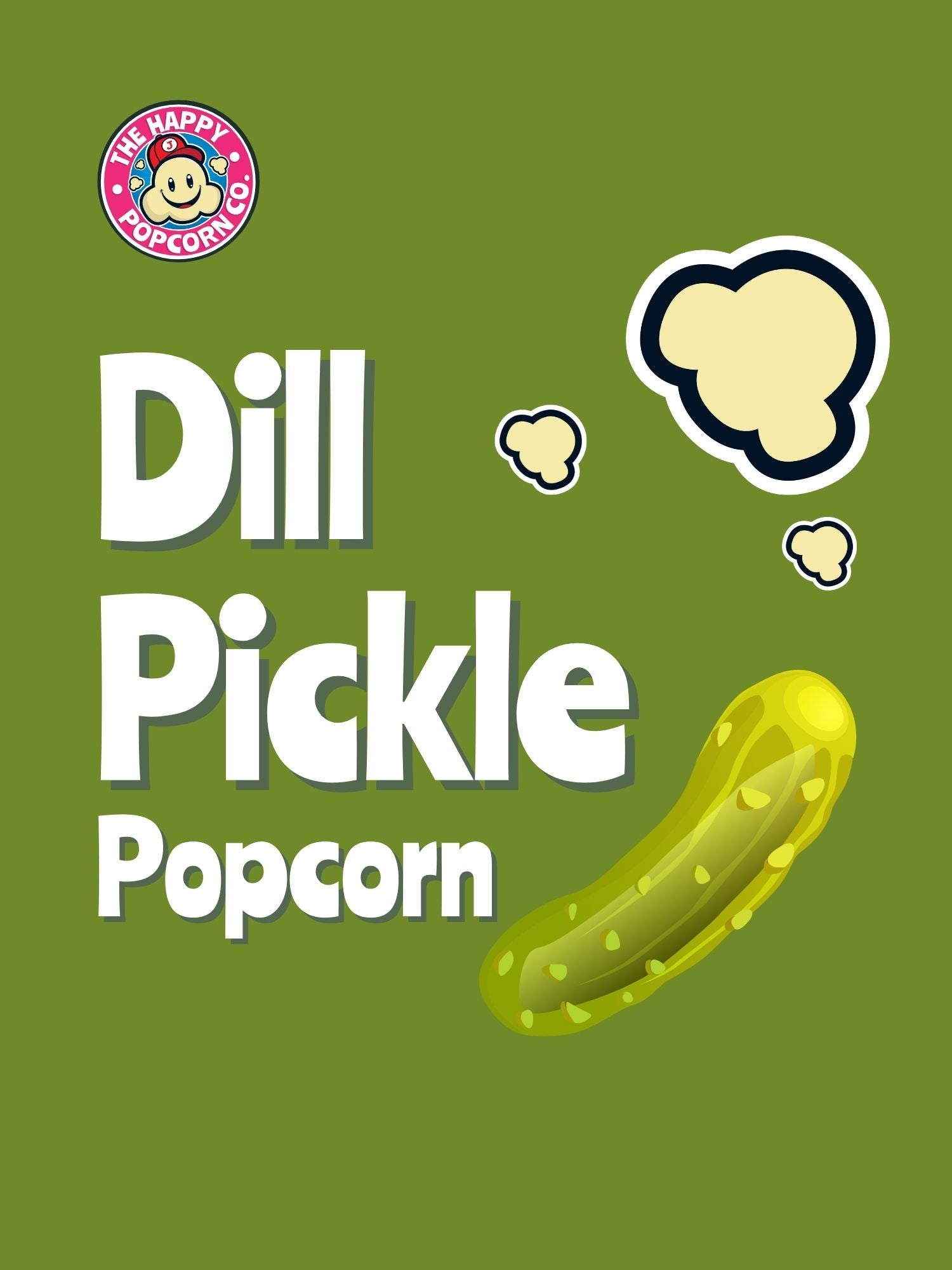 Dill Pickle Popcorn | The Happy Popcorn Co - Online